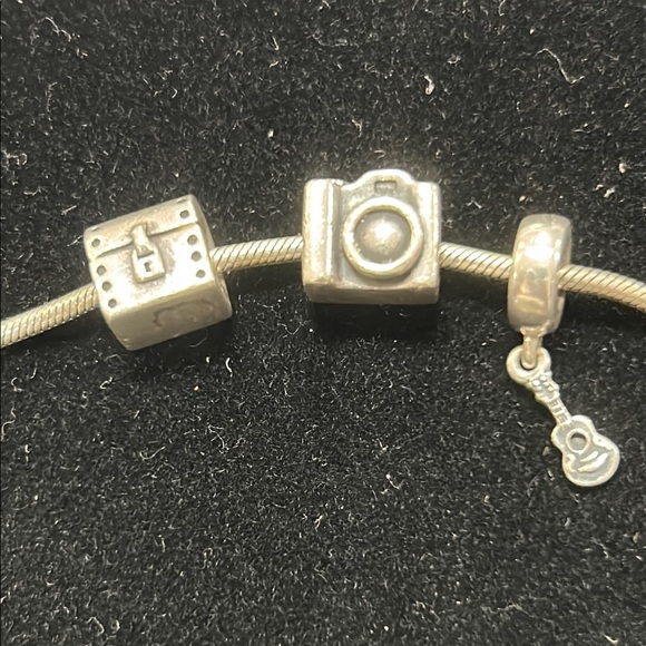 Pandora | Accessories | Pandora Beads Displayed On Bracelet W Chest ...